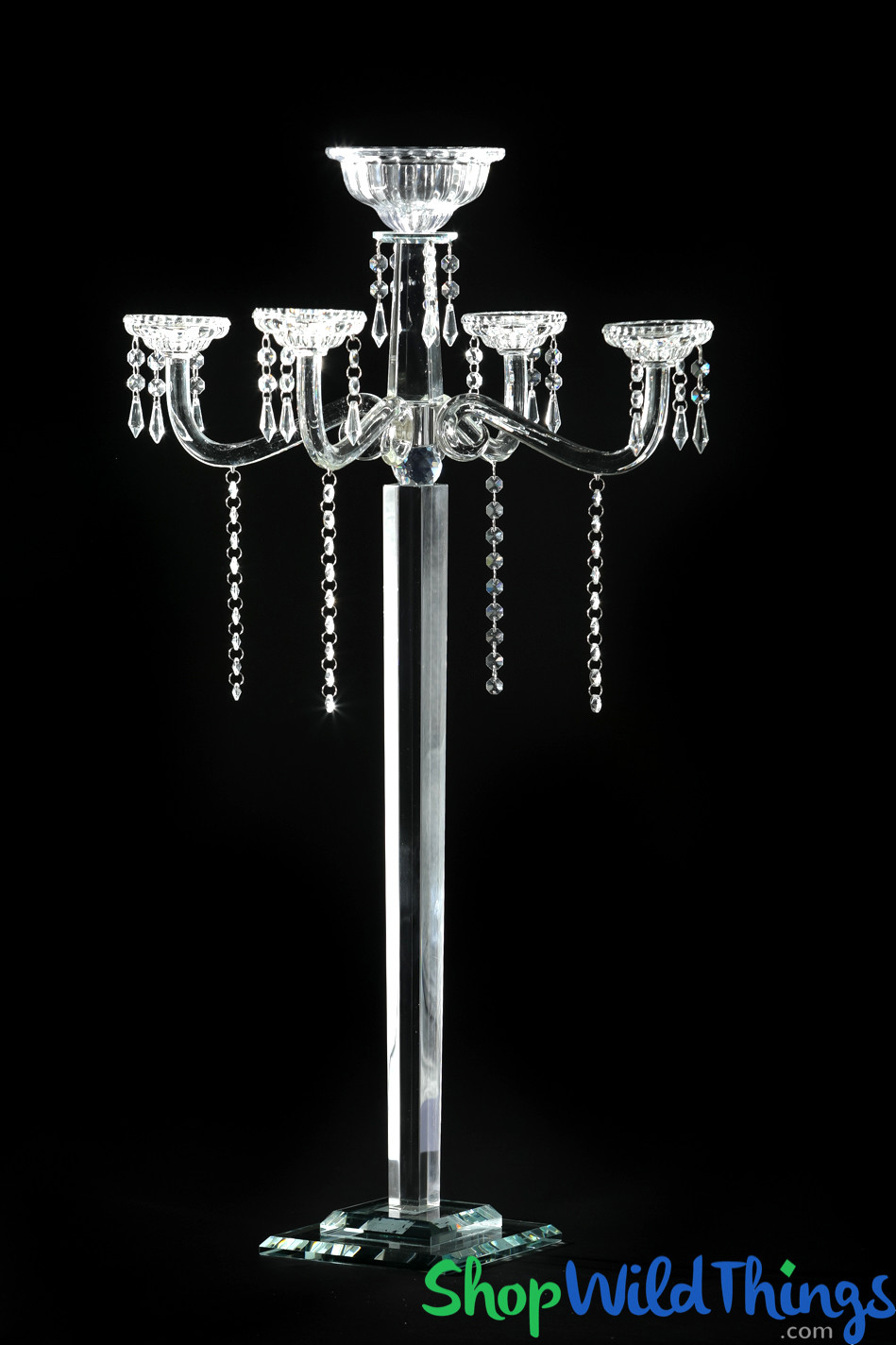 Crystal Candelabra Wedding Centerpieces | Stunning Crystal Decor ...