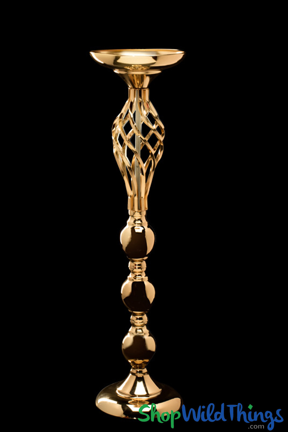 Silver Centerpiece Riser | 23 1/2" Tall | ShopWildThings.com