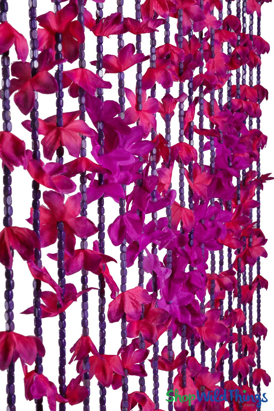 Hanging Flower Garland Beaded Curtain | ShopWildThings.com