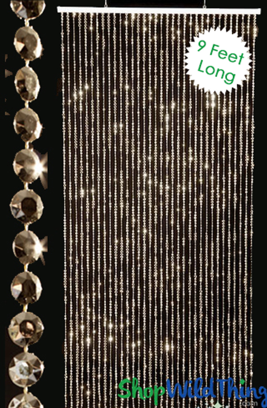 Gold Backdrop Curtain, Gold Beaded Curtain, Light Gold Diamonds Beaded ...