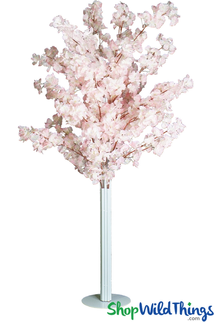 Fluffy Pink Flowering Centerpiece Tree | 4.5' Tall | ShopWildThings.com