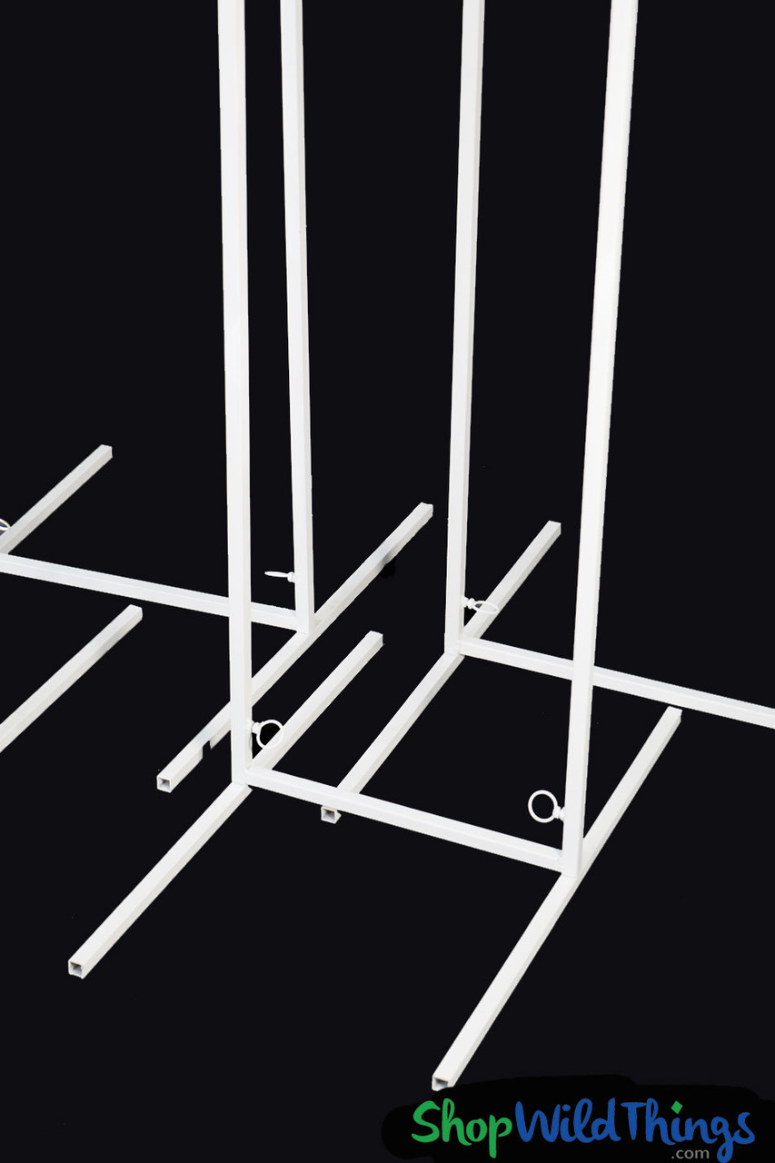 Freestanding Flower Wall Frames | Set of 4 Metal Stands ...