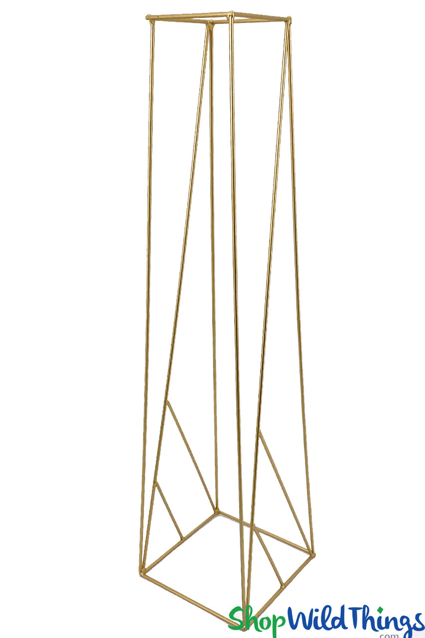 Gold Metal Centerpiece Riser Modernist | ShopWildThings.com