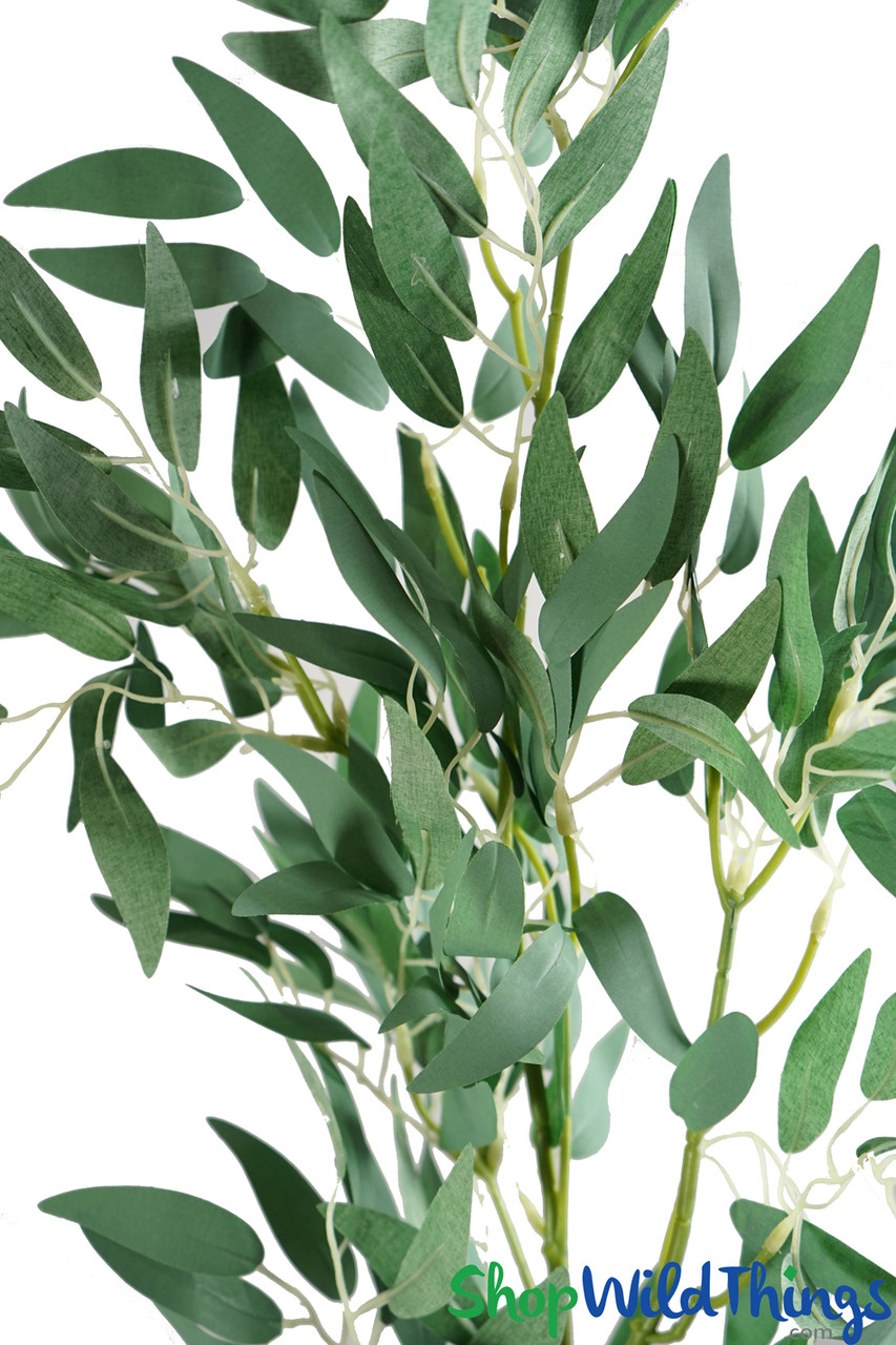 Sage Green Ficus Leave Spray Branch 40" |ShopWildThings.com