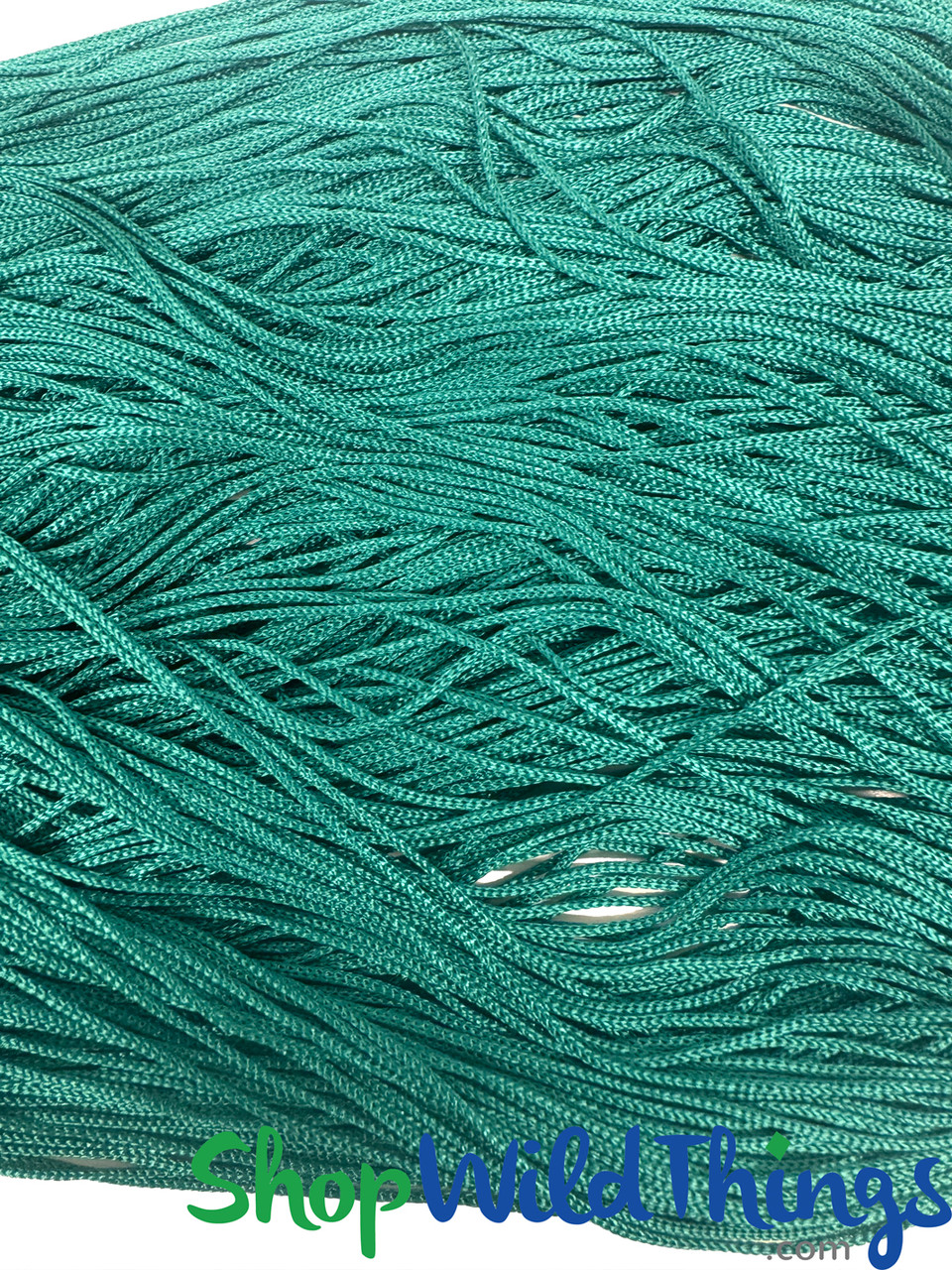 Emerald Green String Fringe Panel 12 Feet Long Curtain