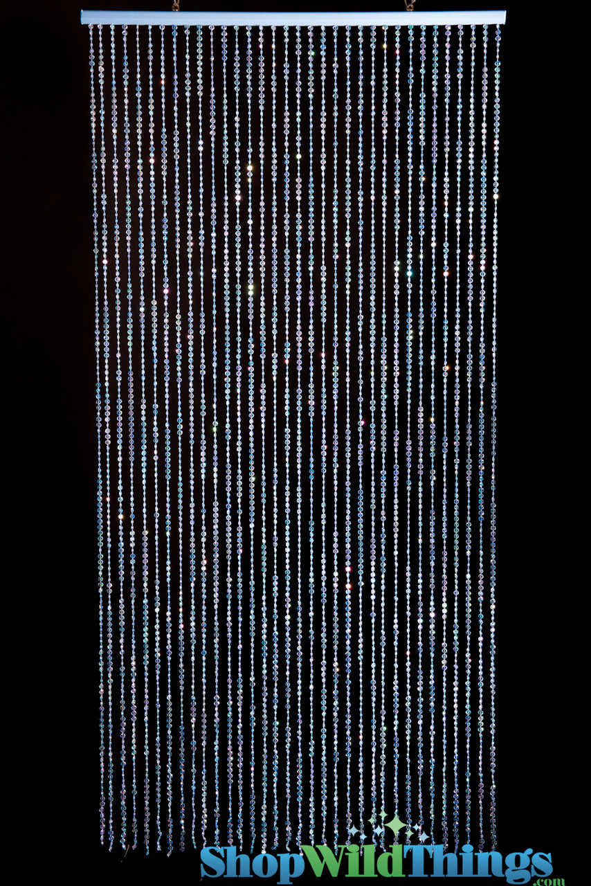Blue Diamonds Beaded Curtain - Home & Event Decor - ShopWildThings.com