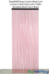 Custom Lynx Chain Fire Proof Beaded Aluminum Curtains