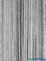 Silver Metallic Lurex String Fringe Curtains 3' x 12' Rayon