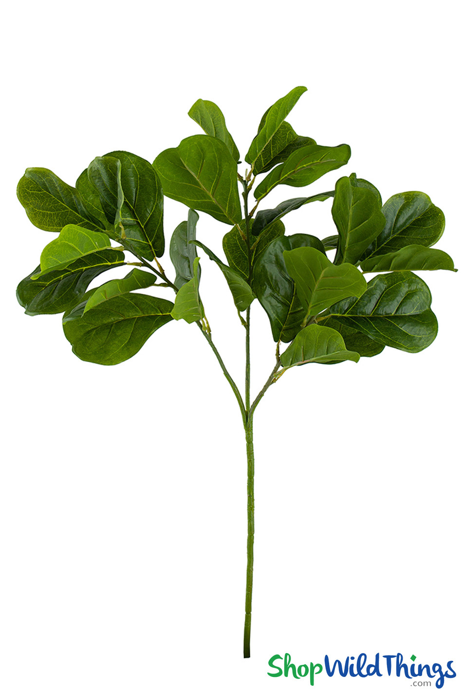Faux Greenery Fiddle Leaf Fig Spray |ShopWildThings.com
