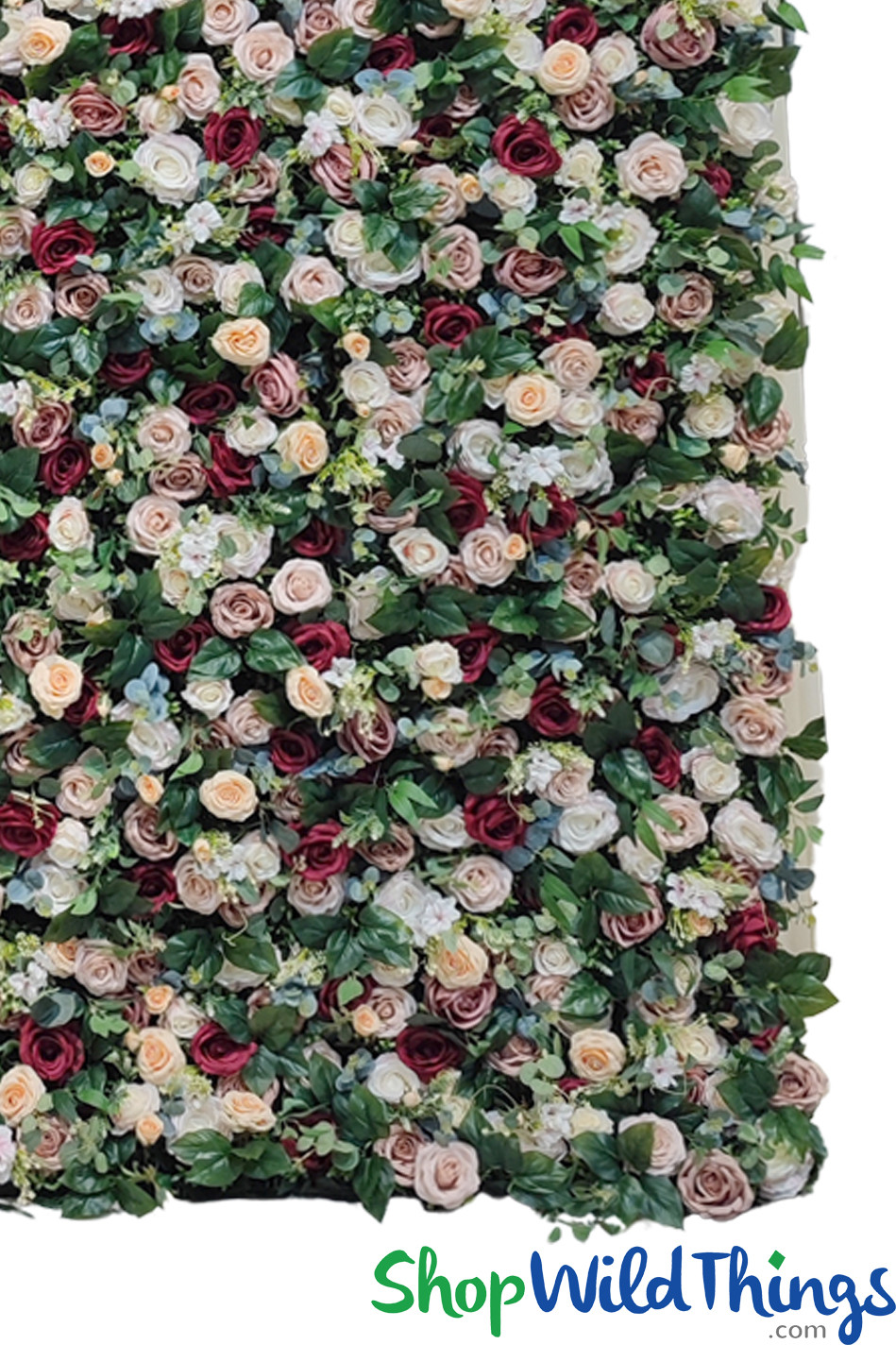 Garden Delight Super Premium Fabric Backed 8' x8' Flower Wall ...