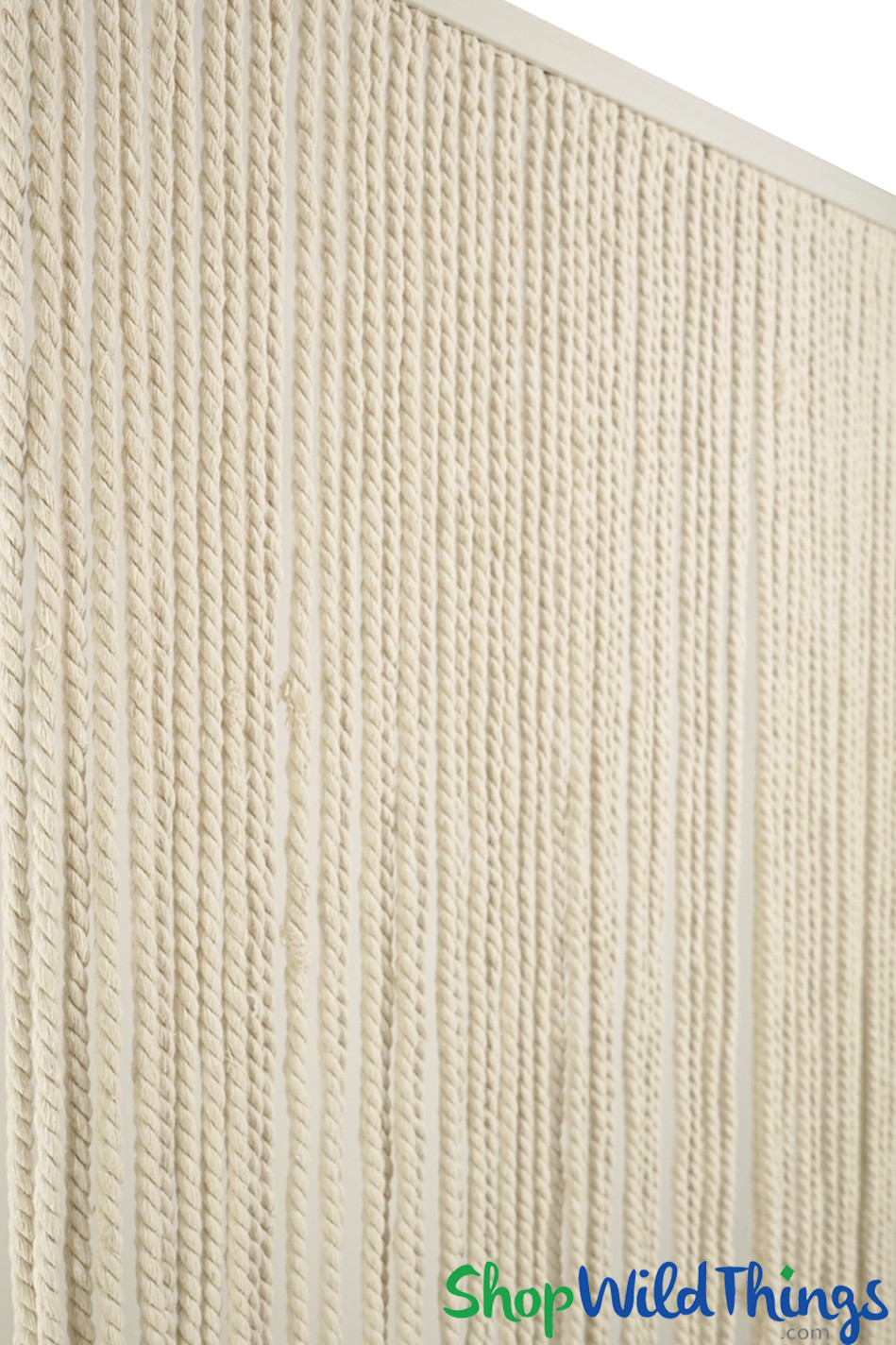 Cotton Rope String Curtain Natural Cream Color 60 Strands - Nautical ...