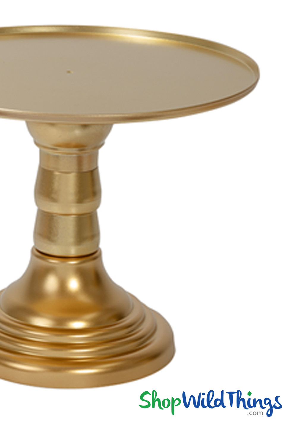 3 Pc Set Gold Pedestal Cake Stands, Adjustable | ShopWildThings.com