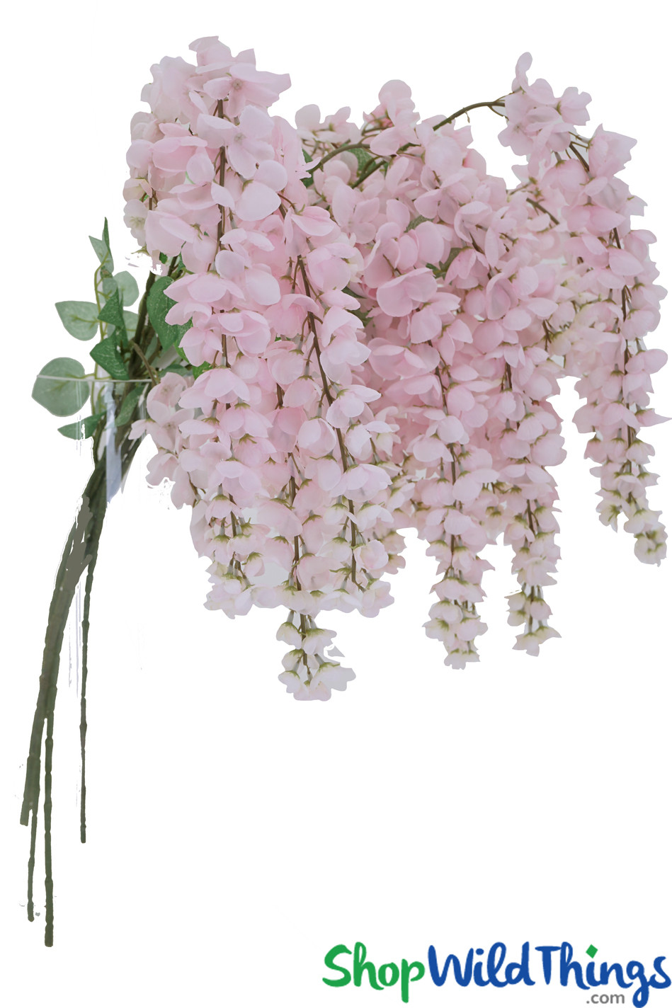 Artificial Wisteria Pink Waterfall Summer Bouquets Garland | 43" Long Spray