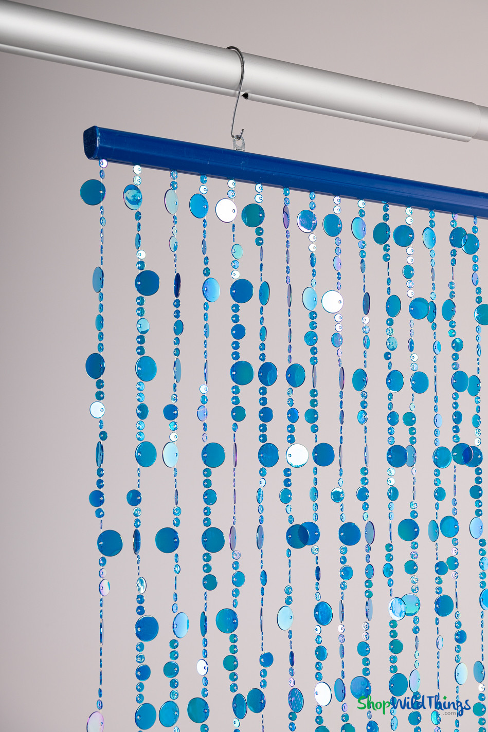 Beaded Curtains, Bubbles Blue on "Las Vegas", Blue Beaded Curtains ...