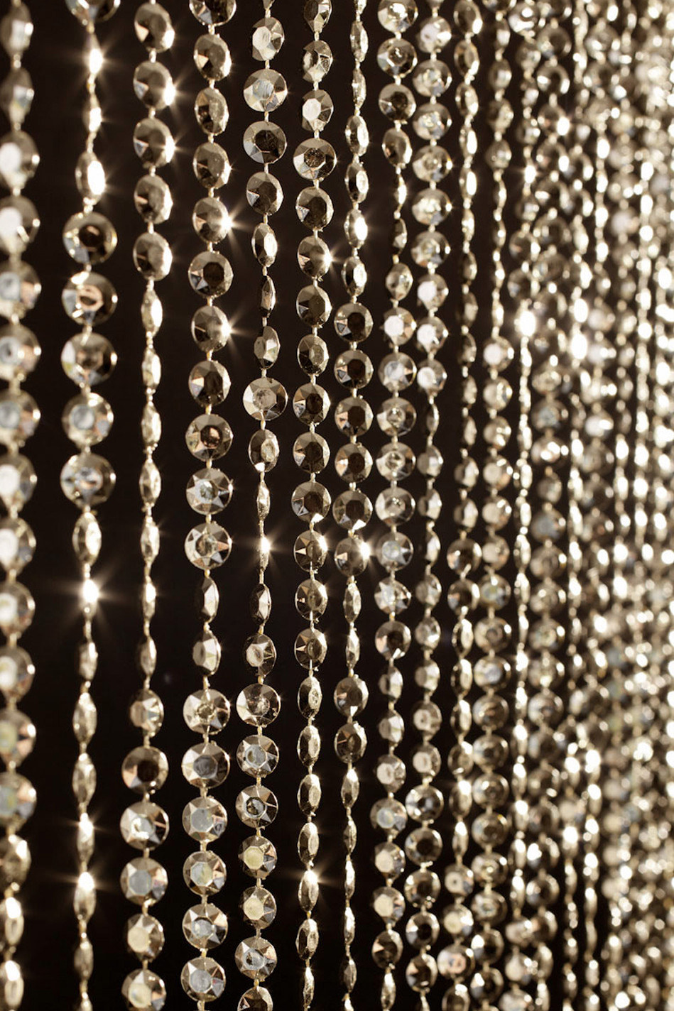Gold Backdrop Curtain, Gold Beaded Curtain, Light Gold Diamonds Beaded ...