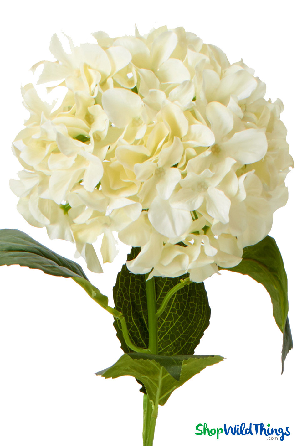 33" Ivory Hydrangea Bloom - Silk Flowers for Centerpieces ...