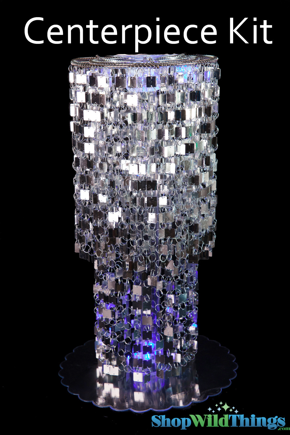 Centerpiece Display System includes Chandelier and Riser Kit