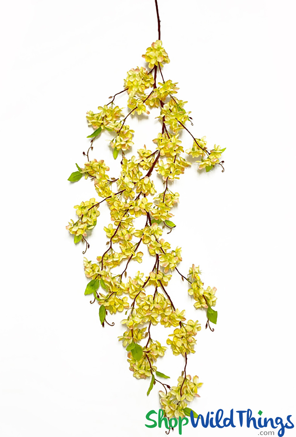 Artificial Flowering Vine | 5' 4" Long Draping Garland | ShopWildThings.com