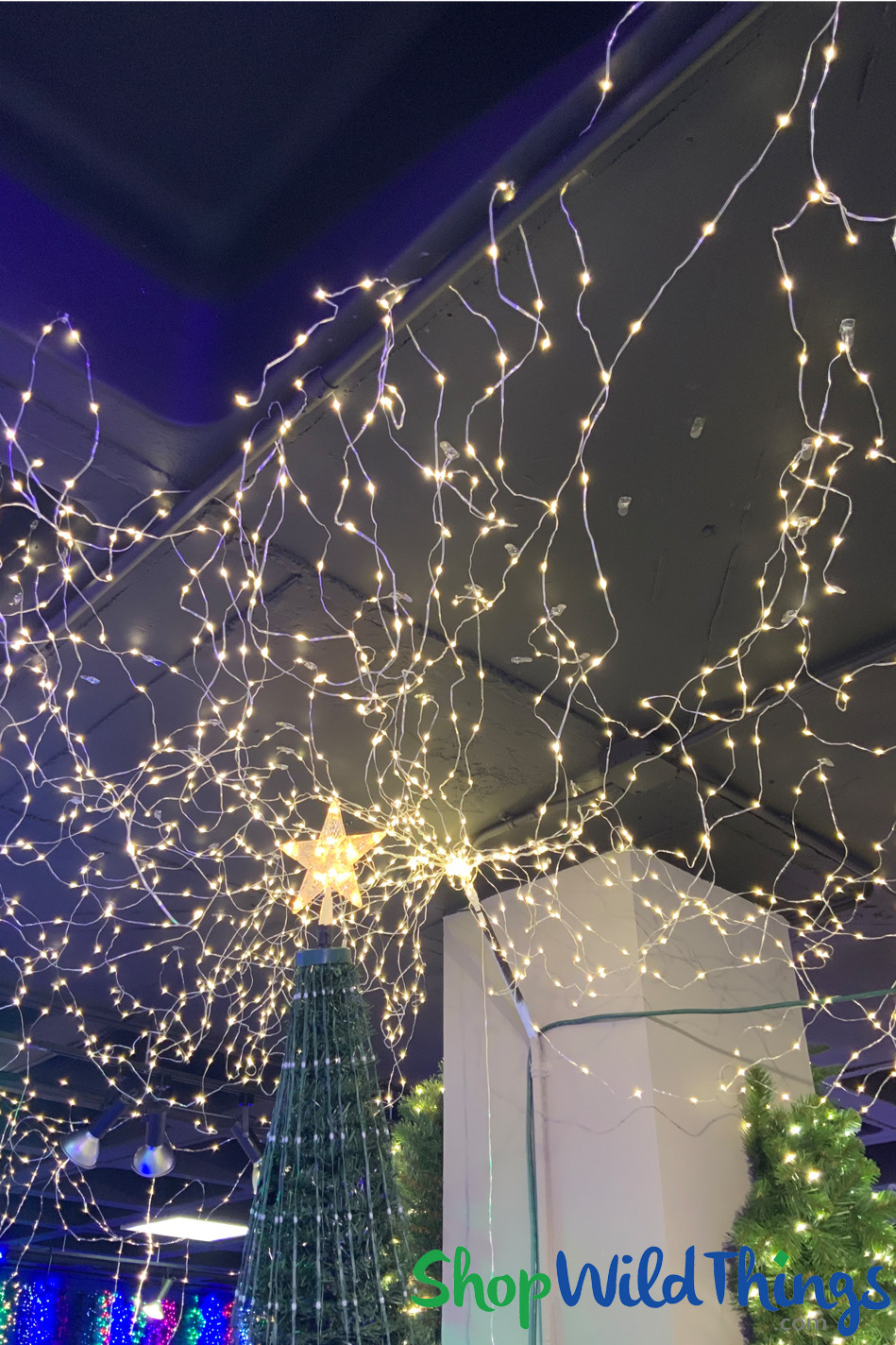 10Ft Indoor/Outdoor LED Waterfall | ShopWildThings.com