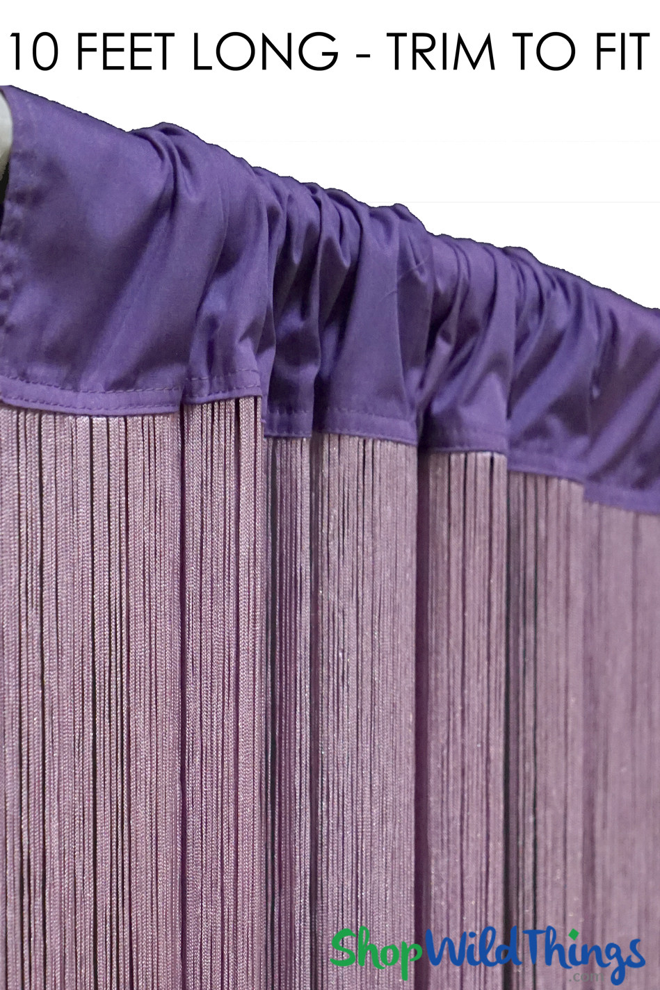 Colorful String Fringe Curtains & Columns | 6' to 20' Long ...