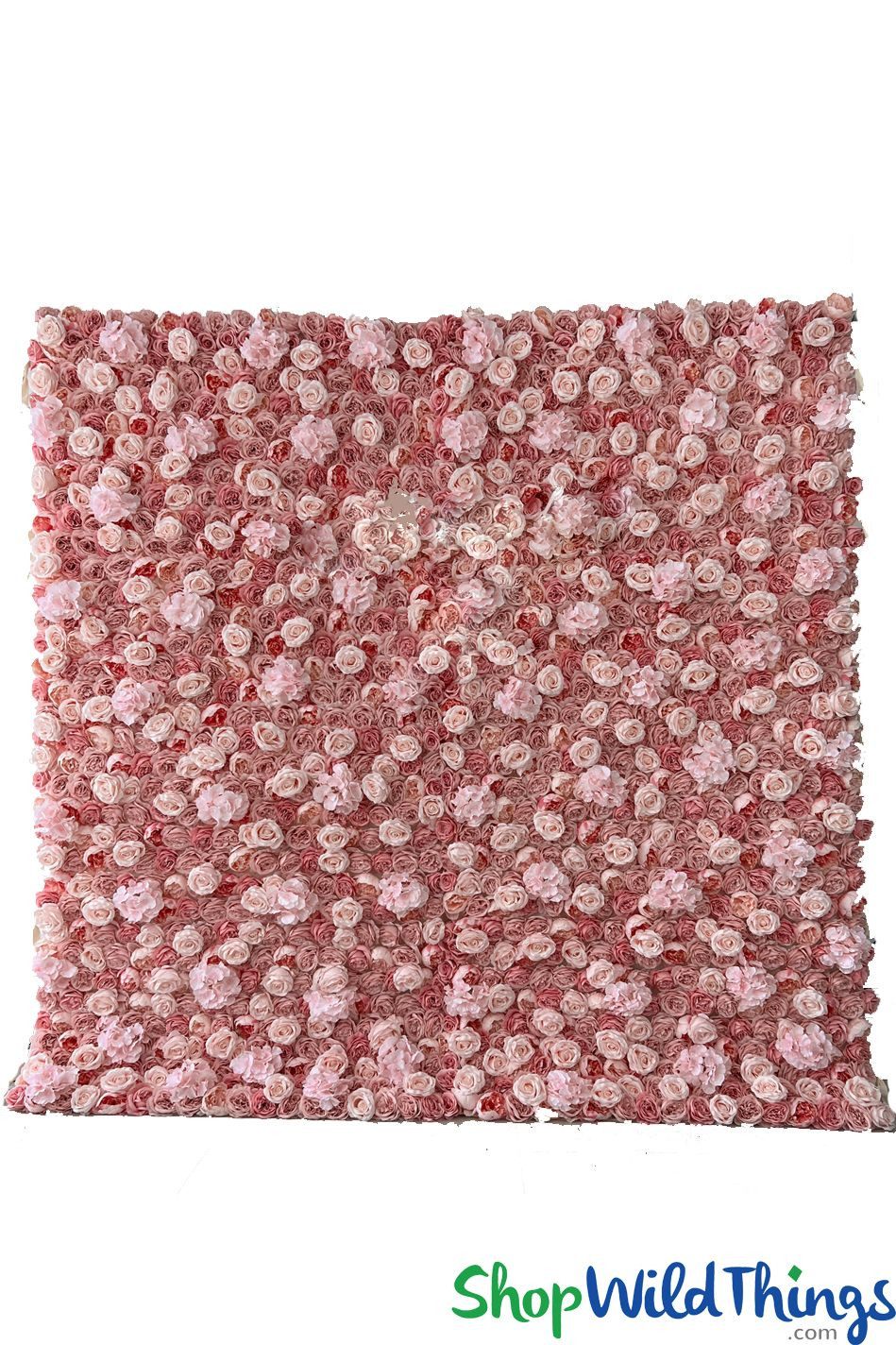 Pink Pizazz Super Premium Fabric Backed 8' x8' Flower Wall ...
