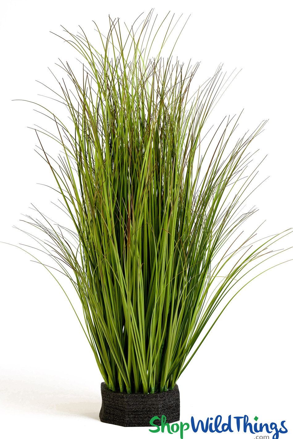 Fake Lifelike Golden Sword Grass, 24" Wide by 35" Tall | ShopWildThings.com