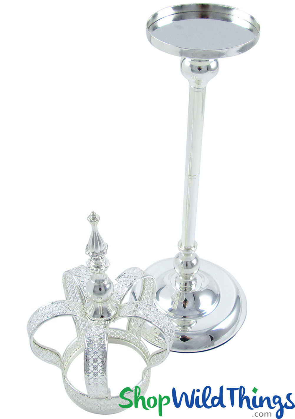 Silver or Gold Crown Centerpiece Riser|2' Tall Party Decorations ...