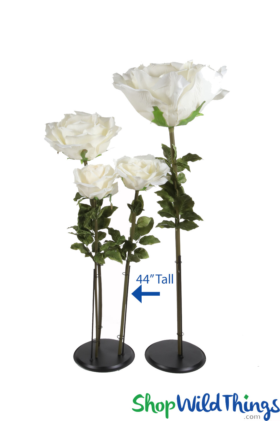 Giant Roses for Parties | Jumbo Floral Accents | ShopWildThings.com