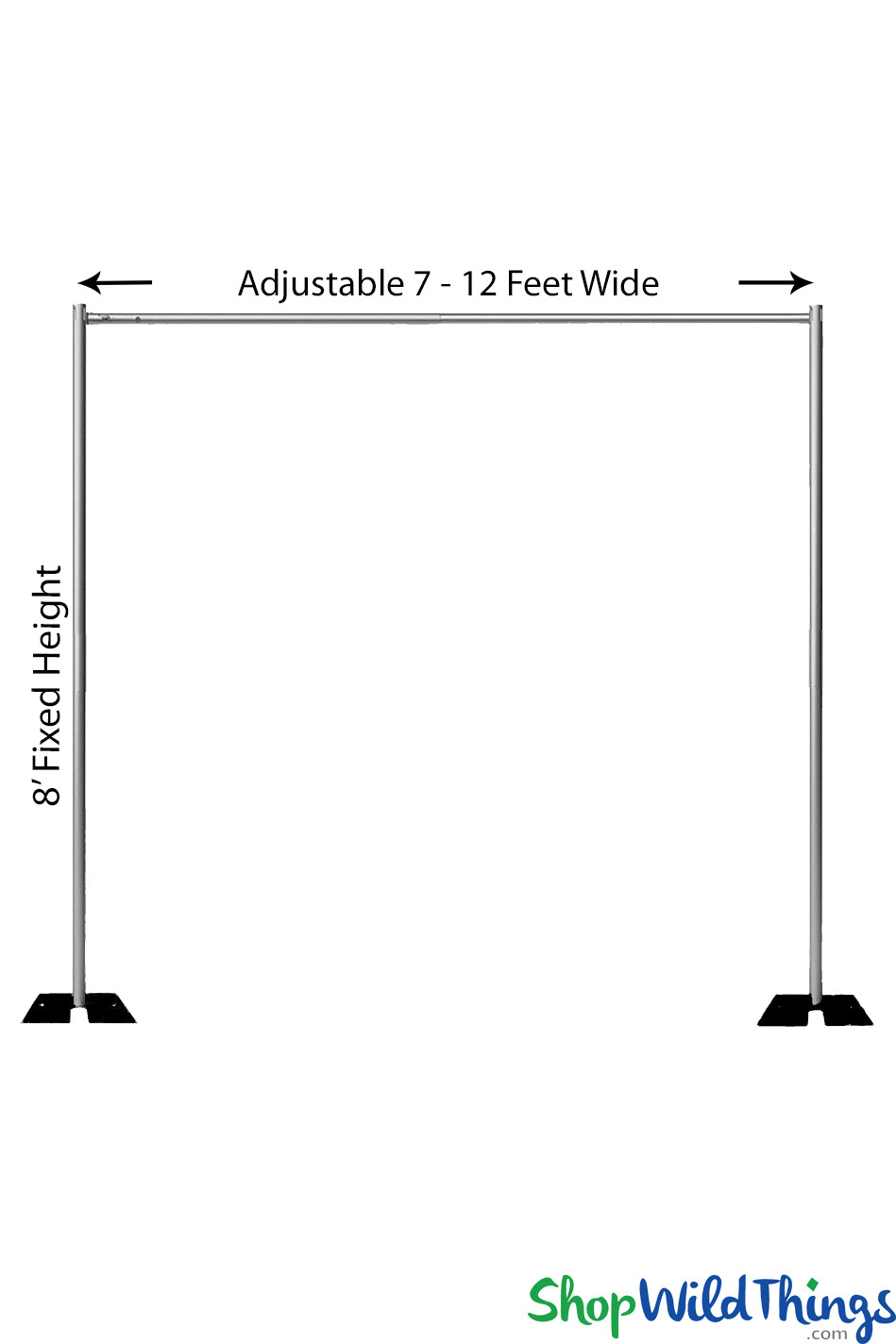 Professional Grade Adjustable Step and Repeat Backdrop | ShopWildThings.com