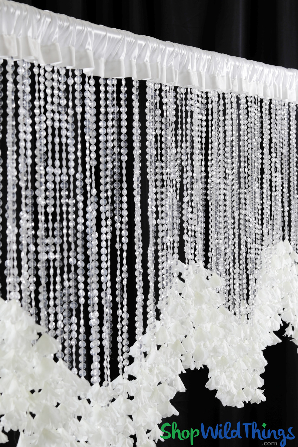 Wedding Ceiling Drape 16' Wide or Elegant Backdrop | ShopWildThings.com