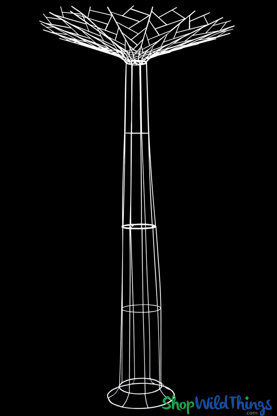 White Metal Tree Framework | 3-D Event Decoration | ShopWildThings.com