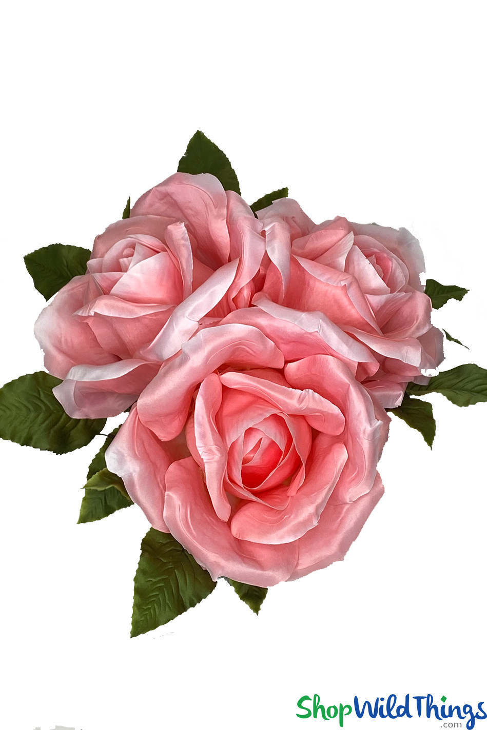 Floral Centerpiece Cluster | Extra-Large Silk Roses | ShopWildThings.com