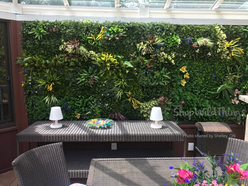 Greenery Wall| Assorted Lush Landscape Panel | ShopWildThings.com