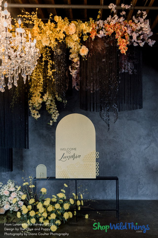 Hanging Fringe Columns Create Magical Ceiling Decor - ShopWildThings.com