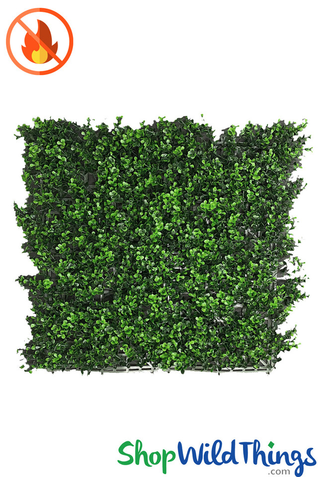 Plant Wall Fire Rated Artificial Green Wall Mixed Plants