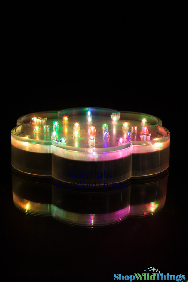 Vase Light Base LED Color Changing, Under Vase Light Large Base 6", 23 ...