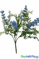 Faux Blue Wildflowers Bush 28" Spray | ShopWildThings.com