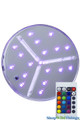 Vase Up Light Base, LED Round Discs, Remote Control LED RGB Vase Lights