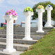 Wedding Column Pedestal with Heart Cutouts - ShopWildThings.com