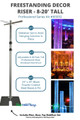 Riser Stand for Crystal Columns - Riser Stand Base 20 Feet Tall
