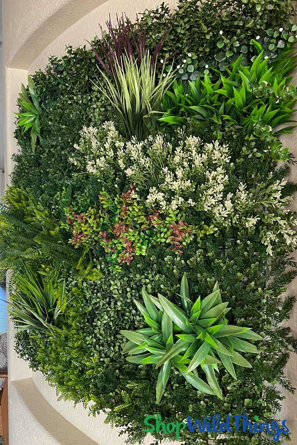 Greenery Wall| Assorted Lush Landscape Panel | ShopWildThings.com