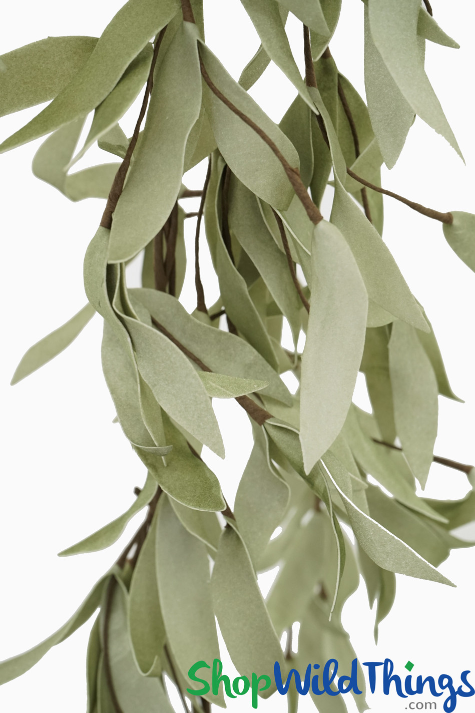 Faux Weeping Willow Garland, 4.5Ft | ShopWildThings.com