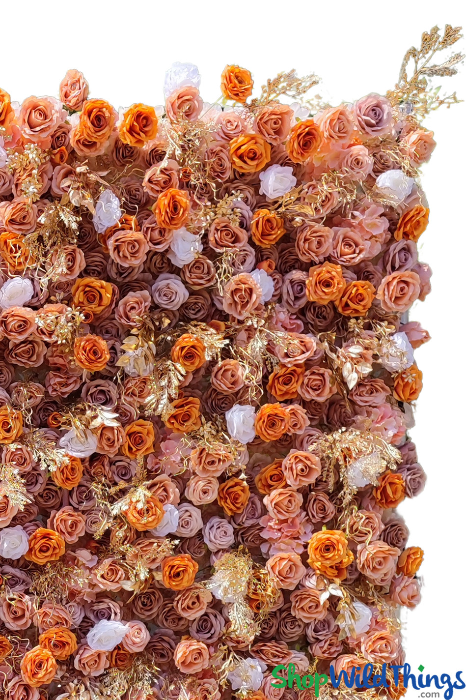 Fall Blossom Super Premium Fabric Backed 8' x8' Flower Wall ...