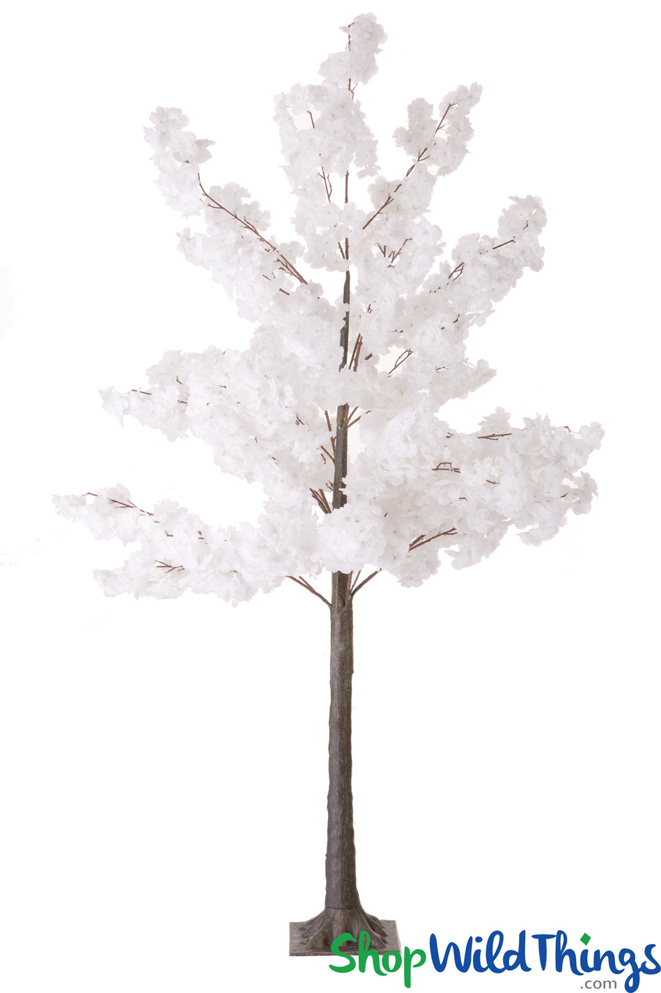 Large Artificial Trees White Flowering | ShopWildThings.com