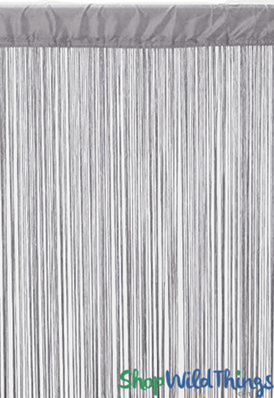 12Ft Ivory String Curtain Panel|ShopWildThings.com