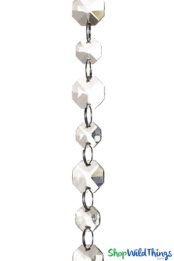 Genuine Crystal Beaded Garland Strand - 18' | ShopWildThings.com