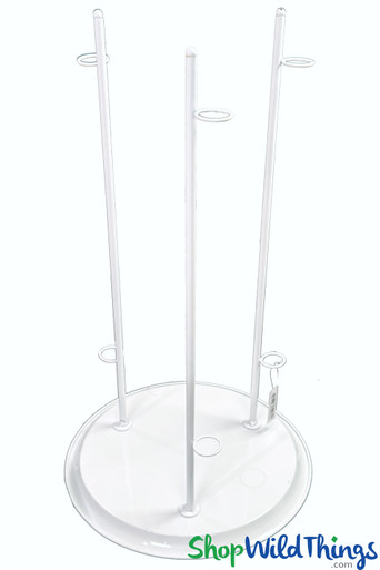 Long Stemmed Floral Stand |23" Tall Flower Holder White