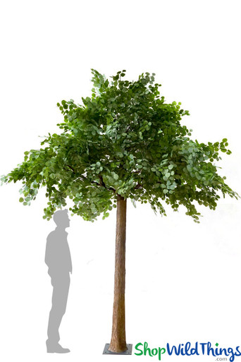 Greenery Trees 12 Foot Tall Faux Eucalyptus Interchangeable Branches ...