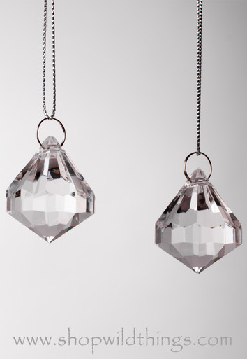 Large Faceted Crystal Bead Pendants|Hanging Crystals|ShopWildThings.com