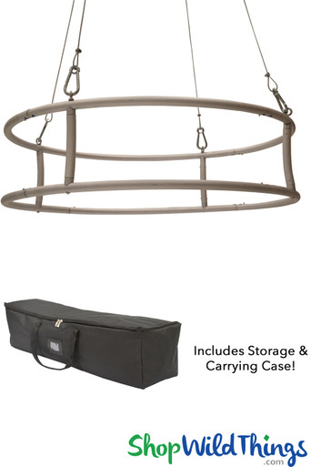 2 Tier Hanging Chandelier Frame|Overhead Banner Frame|ShopWildThings.com